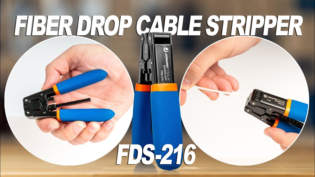Jonard Tools Fiber Drop Cable Stripper (FDS-216) Product Video