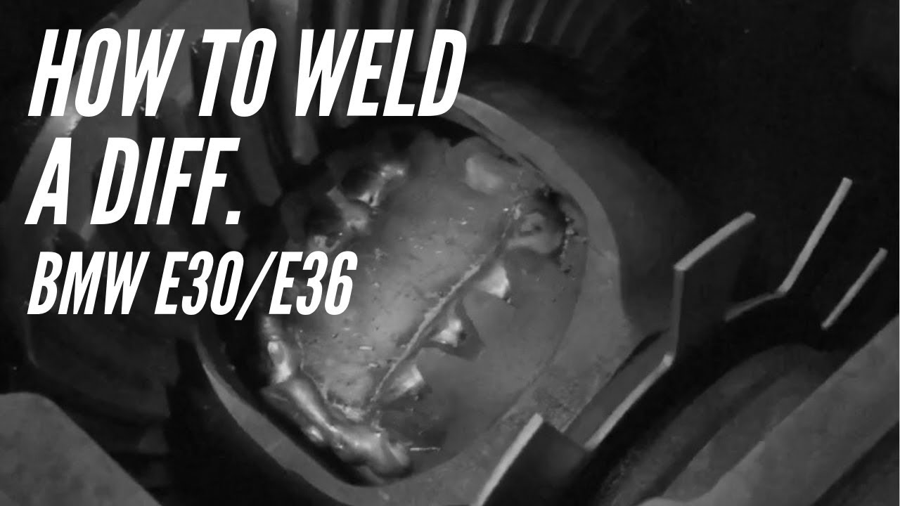 DIY: HOW TO WELD A DIFF. BMW E36 / E30 Drift Missile, Drag Car, Off- Road, 4x4, Spooled diff hack