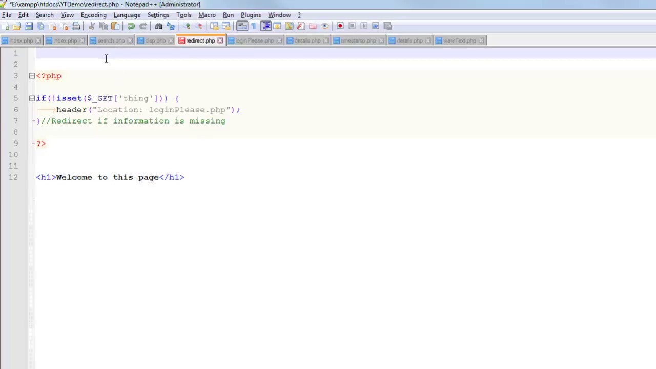 Redirects in PHP with the Header Function