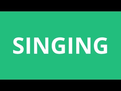 How To Pronounce Singing - Pronunciation Academy