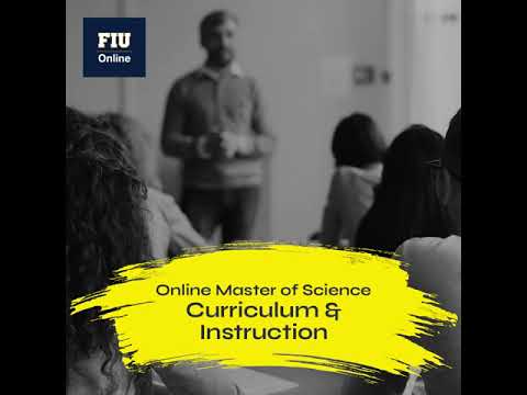 Master of Science in Curriculum & Instruction