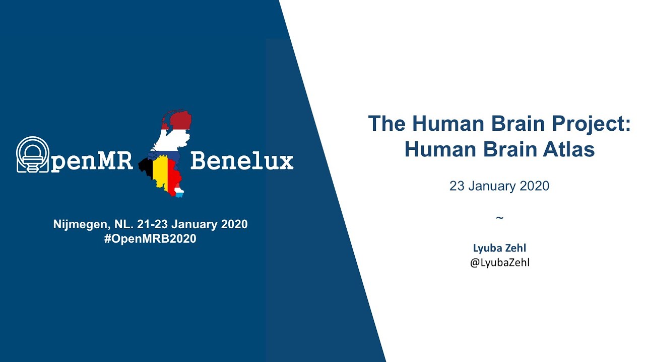 Lyuba Zehl: The Human Brain Project - Human Brain Atlas