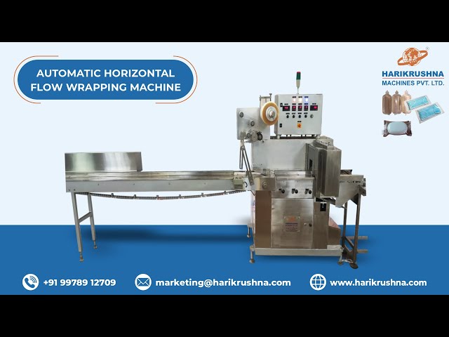 Horizontal Flow Wrap Machine - Automatic Horizontal Flow Wrapping Machine - Wrapper Packaging ...