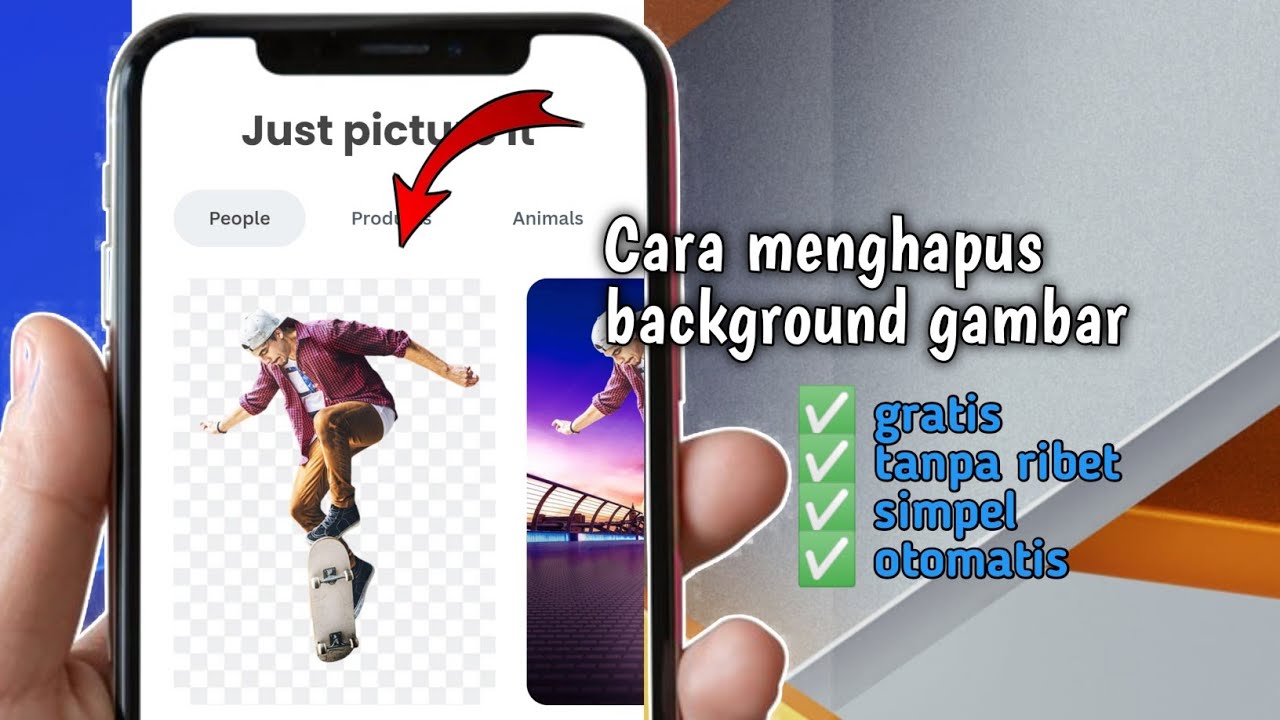 ✅Cara hapus background gambar dengan mudah// tutorial menghapus latar belakang gambar!