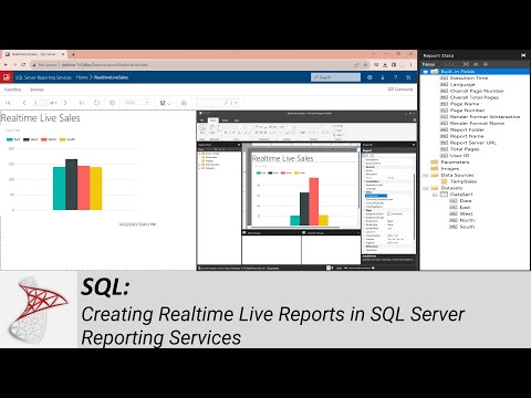 SQL: Creating Realtime Live Reports in SQL Server Reporting Services