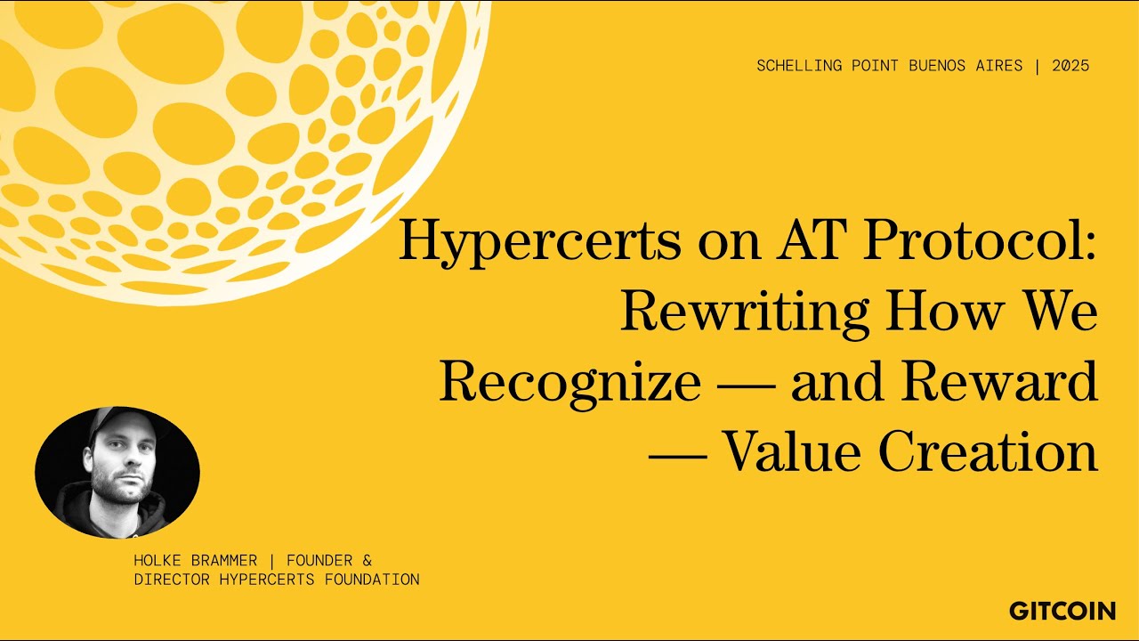 Hypercert on AT Protocol  Rewriting How We Recognize -- and Reward -- Value Creation