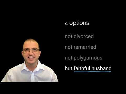 A Husband of One Wife (1 Timothy 3:2)