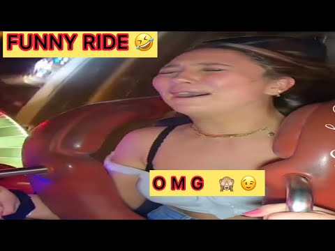 A crazy slingshot ride that will drive you crazy π₯Άπ₯| Best girl ride slingshot π€©