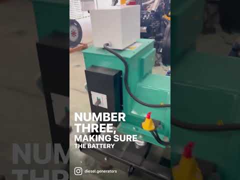 Things to check before starting your new generator set #dieselgenerators #dieselengine #generators