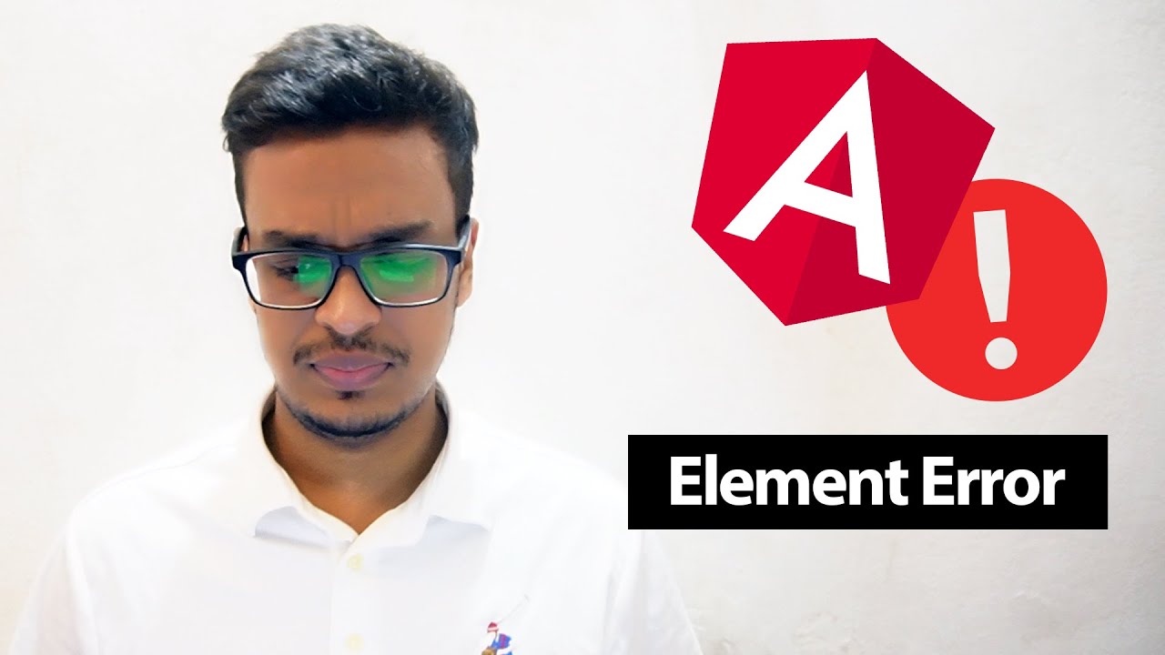 Not Known element error in Angular
