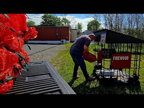 IBC Tote Roadside Kiosk aka Firewood Stand