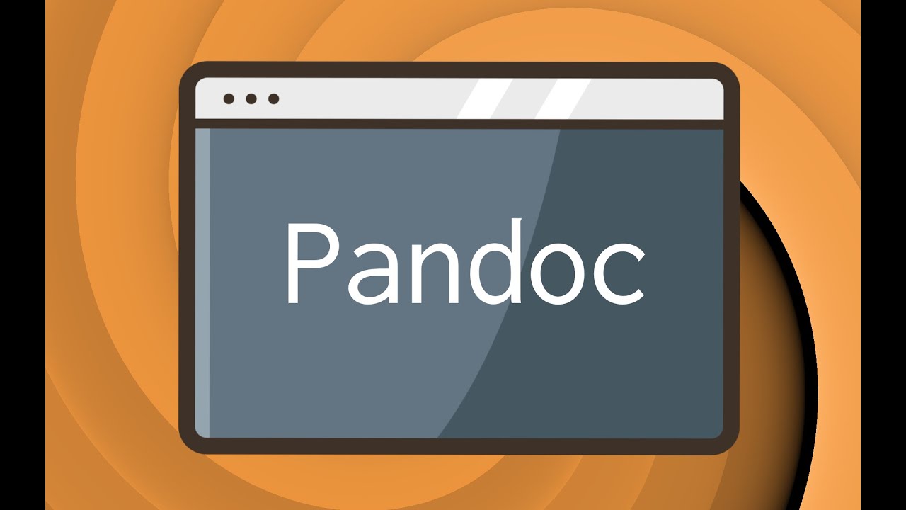 A quick guide to Pandoc - Convert markdown to PDF, slides, opendocument, from your comfy terminal