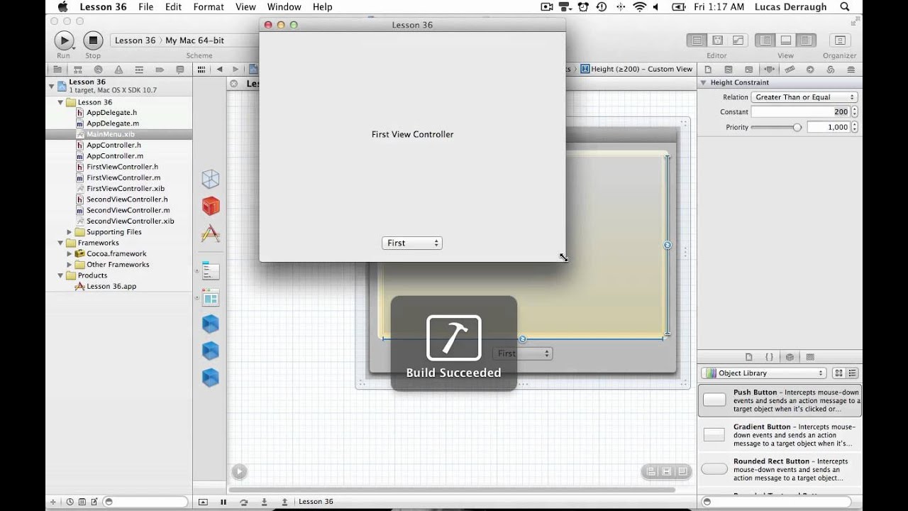Cocoa Programming L36 - NSViewController 2