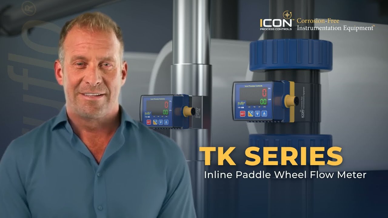 TK Series in-line paddlewheel flow meter