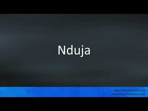 How to pronounce "Nduja". (Italian and English)