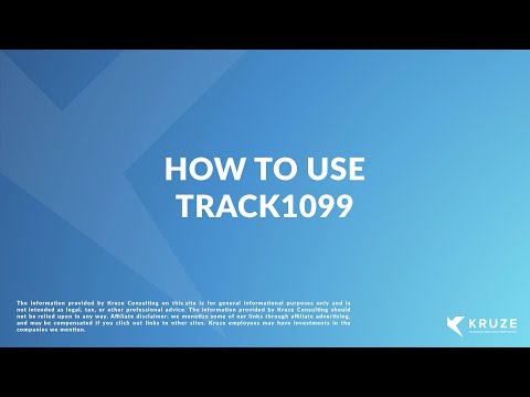 How to use Track1099 to create 1099s