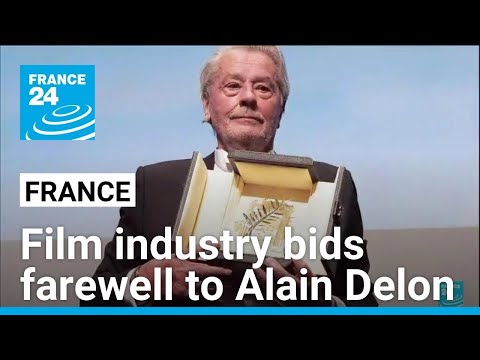French film industry bids farewell to 'giant' Alain Delon • FRANCE 24 English