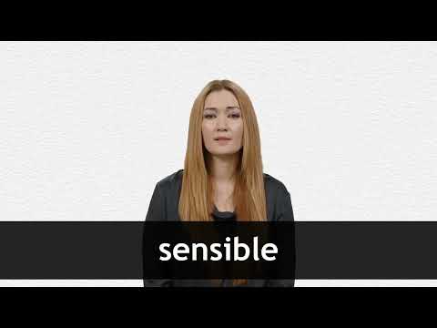 SENSIBLE definition and meaning | Collins English Dictionary