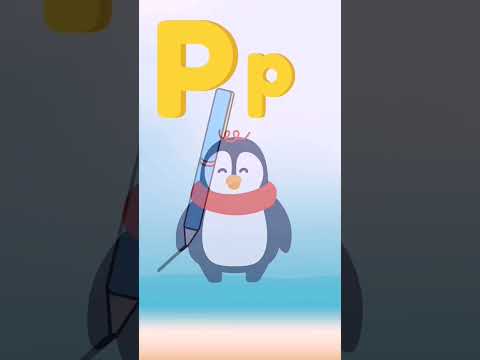 English Alphabets letter P. sounds and words of letter p