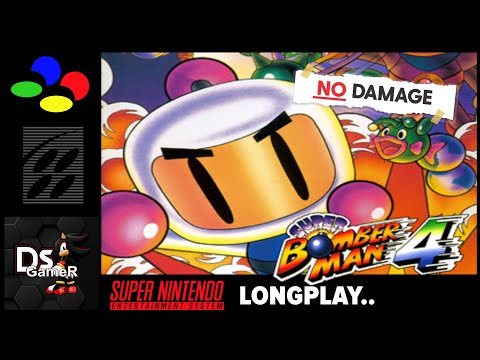 Super BomberMan 4 - FULL GAME (NO DAMAGE) [Longplay] SNES