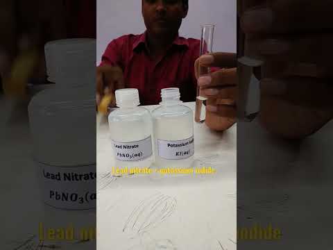lead nitrate and potassium iodide Class 10 science activity 1.2 #Rootclasses #scienceclass10