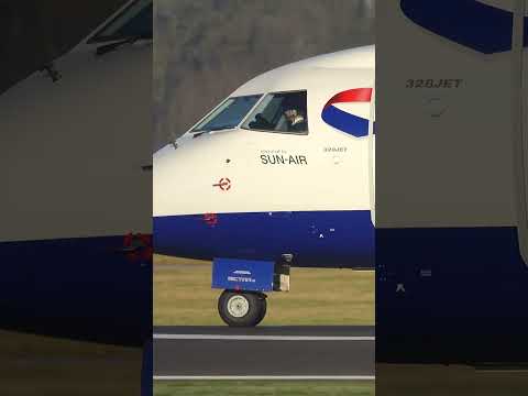 British Airways Dornier Departing Manchester Airport