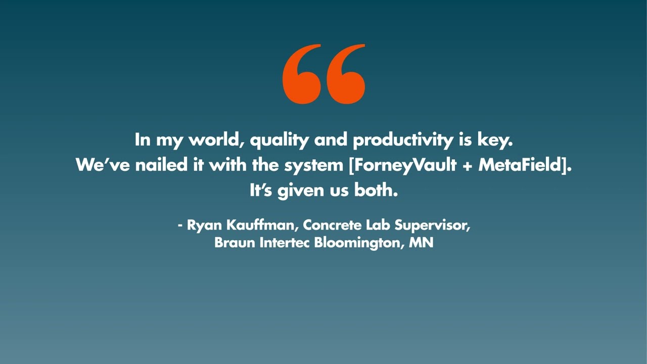 MetaField + ForneyVault Integration Overview | CMT Software