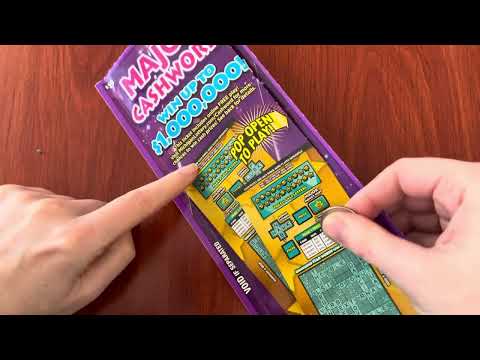 New $20 Major Cashword - Michigan Lottery - 2/13/24