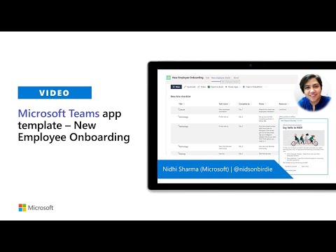 Introducing: New Employee Onboarding - a Microsoft Teams app template