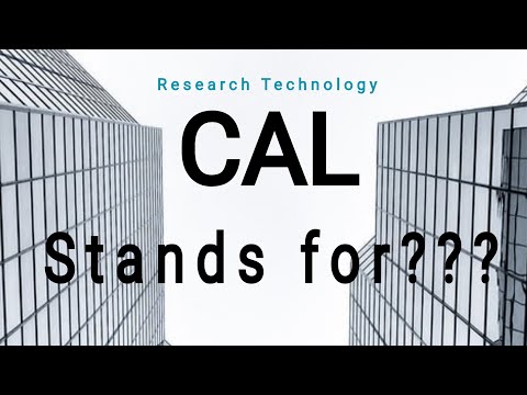 What is CAL stands for???