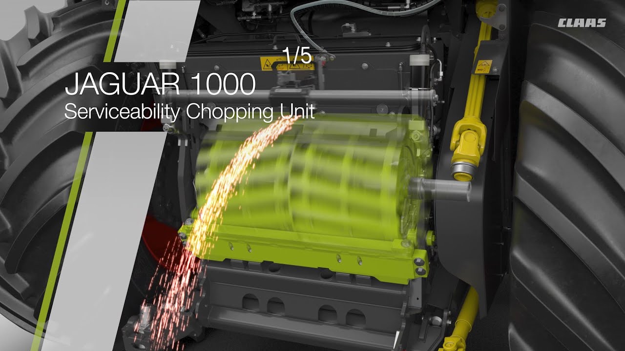 CLAAS | JAGUAR 1000 Serviceability Chopping Unit.