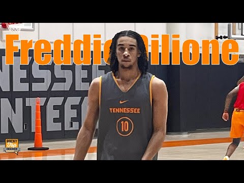 Early Enrollee CG Freddie Dilione Debuts at Tennessee's Basketball Practice on Thursday