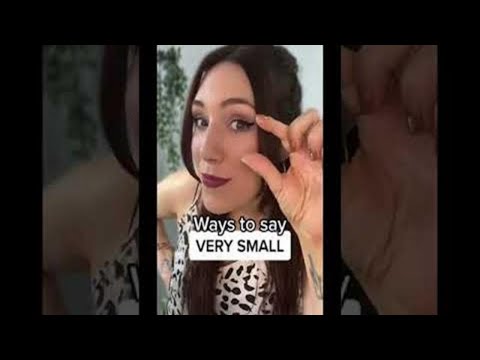 Ways to say VERY SMALL in English | #shorts