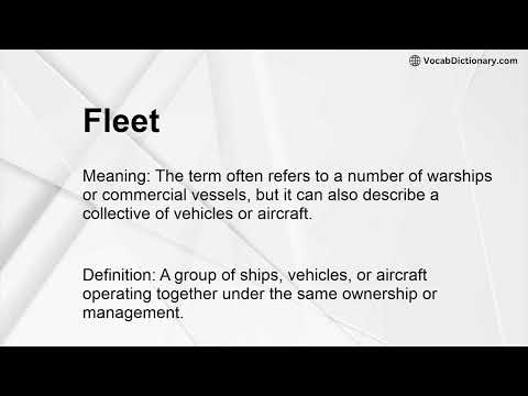 Fleet Meaning