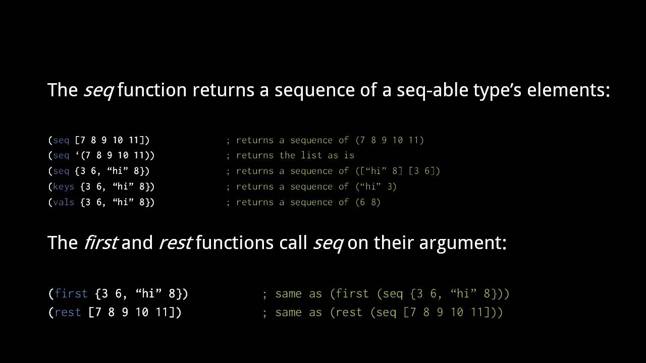 Clojure - collections (3/6)
