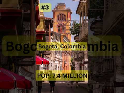 The largest cities in South America #shortsfeed #shorts #geography #facts