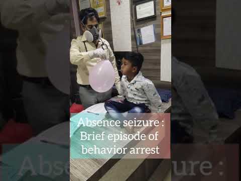 ABSCENCE SEIZURE : Hyper ventilation test - amazing method : Dr SACHIN MIRAJ