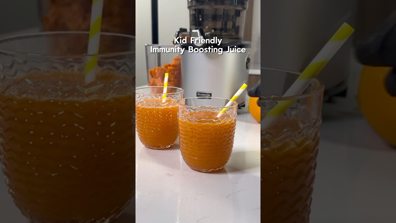 Kids Friendly Immunity Boosting Juice | #immunity #kidslearningvideos #healthyrecipes