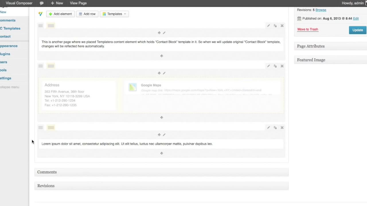Templatera - Template Manager for WPBakery Page Builder