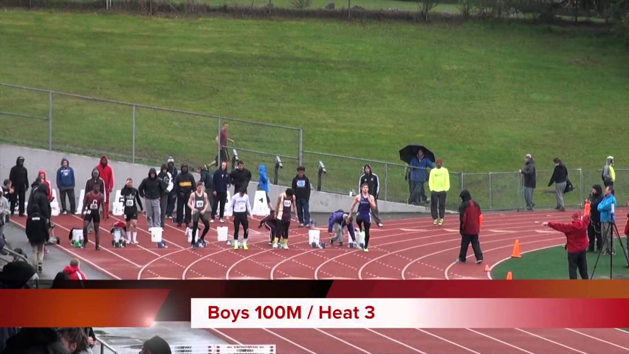 Larry Eason Invitational 2013, Boys 100M Dash Prelims