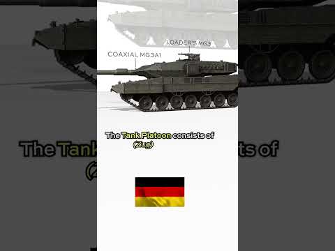 ๐ฉ๐ช German Leopard Tank Platoons Explained