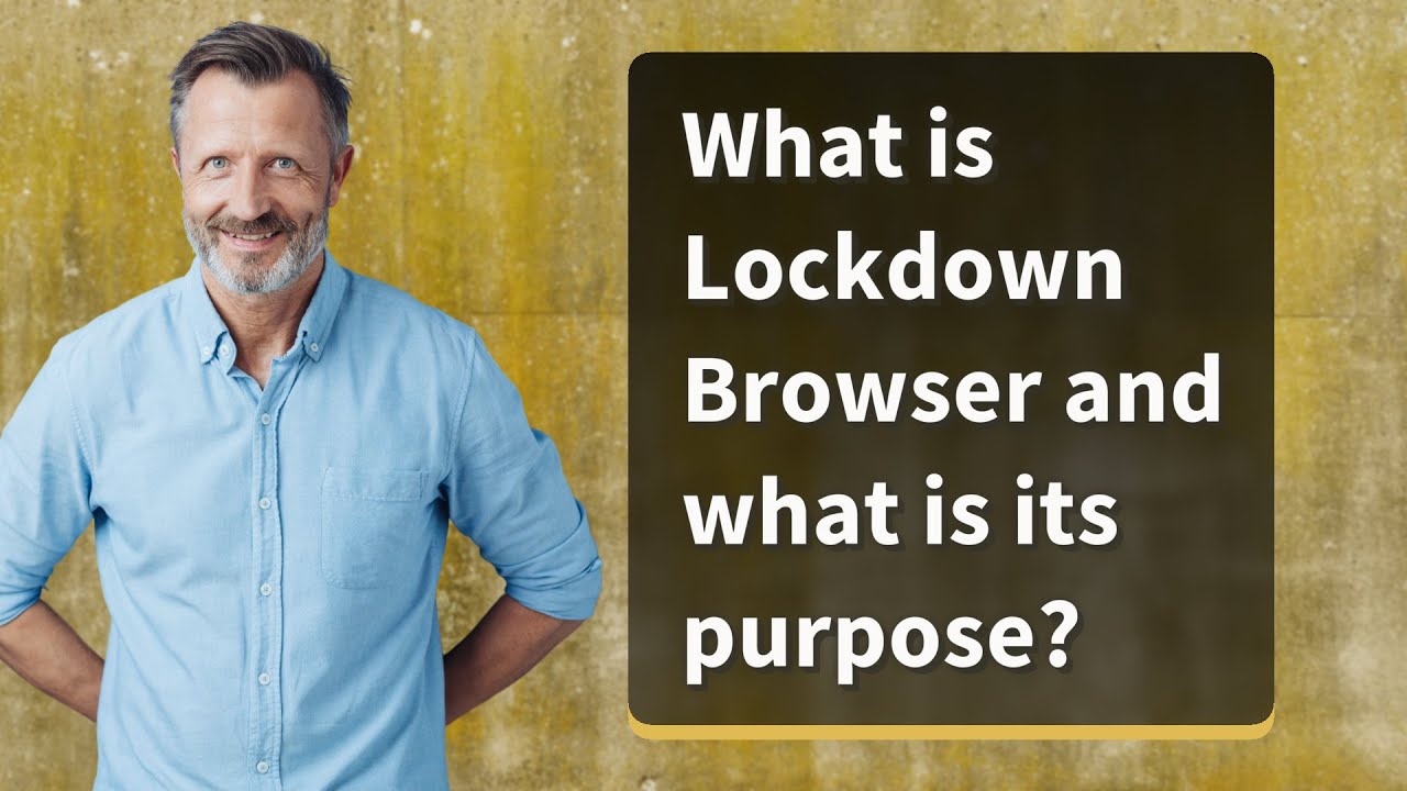 What is Lockdown Browser and what is its purpose?