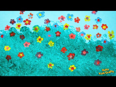 How to make Spring Meadow? | Spring crafts for preschoolers | Spring art for preschoolers | DIY
