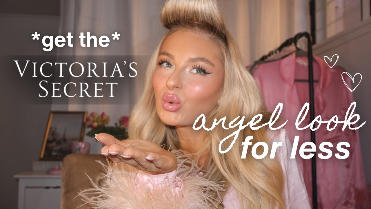 a full *victoria's secret angel* glam using ONLY drugstore products ♡