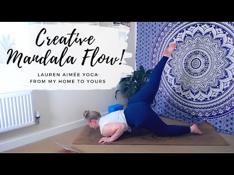 Creative Mandala Flow! - Lauren Aimée Yoga (45mins)