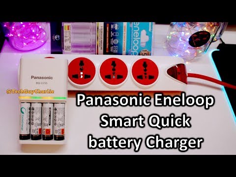 Panasonic Eneloop AA and AAA battery charger review (BQ-CC55)