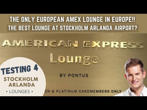This is the BEST airport lounge at ARN | SAS GOLD LOUNGE, ONLY EUROPEAN AMEX CENTURION LOUNGE + MORE