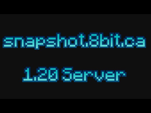 snapshot.8bit.ca Minecraft Server