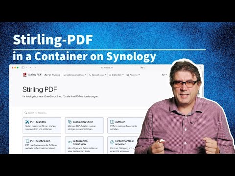 PDF editor on Docker: Stirling-PDF