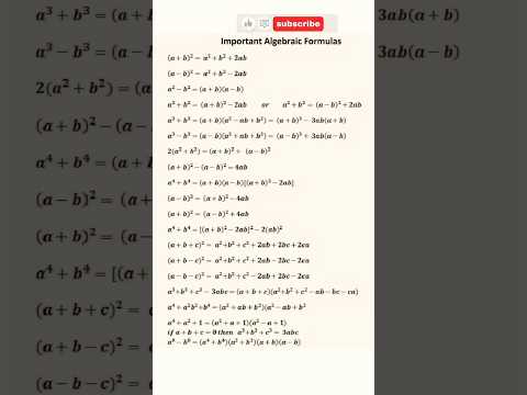 all important algebraic formulas| a + b whole square || a + b whole cube || class 9th,10th, 11th